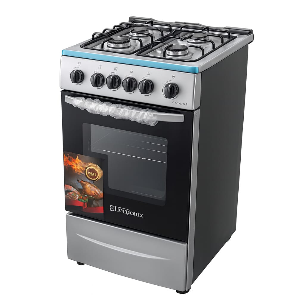 Cuisinière Technolux 4 Feux 50×50 Inox – TEC50CS | Promo.sn